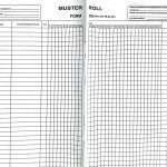 Muster roll in construction - Register New Format and Meaning