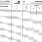 Register of Contractors Form VIII - New Format Contract Labour Act