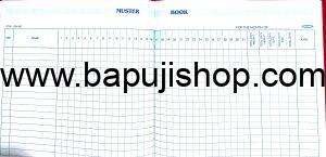 Muster Book - Worker Monthly Attendance Register Copy Mumbai