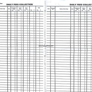 School fee register - Bapuji Stationery Mart(since 1948) for acts and laws