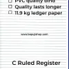 C Ruled Register - 55gsm, 1 Quire to 8 Quires For Mumbai