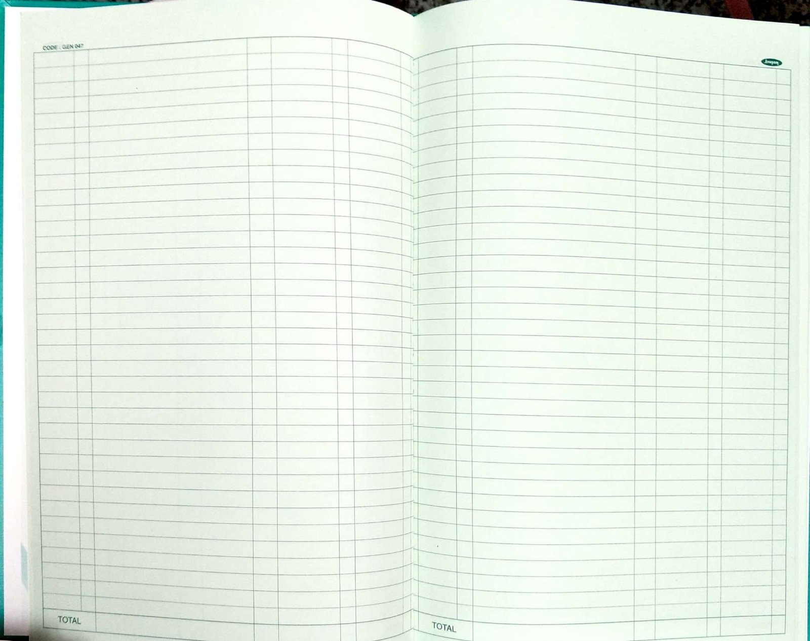 Double Column Cash Book register - See Format, Size of Khatavahi