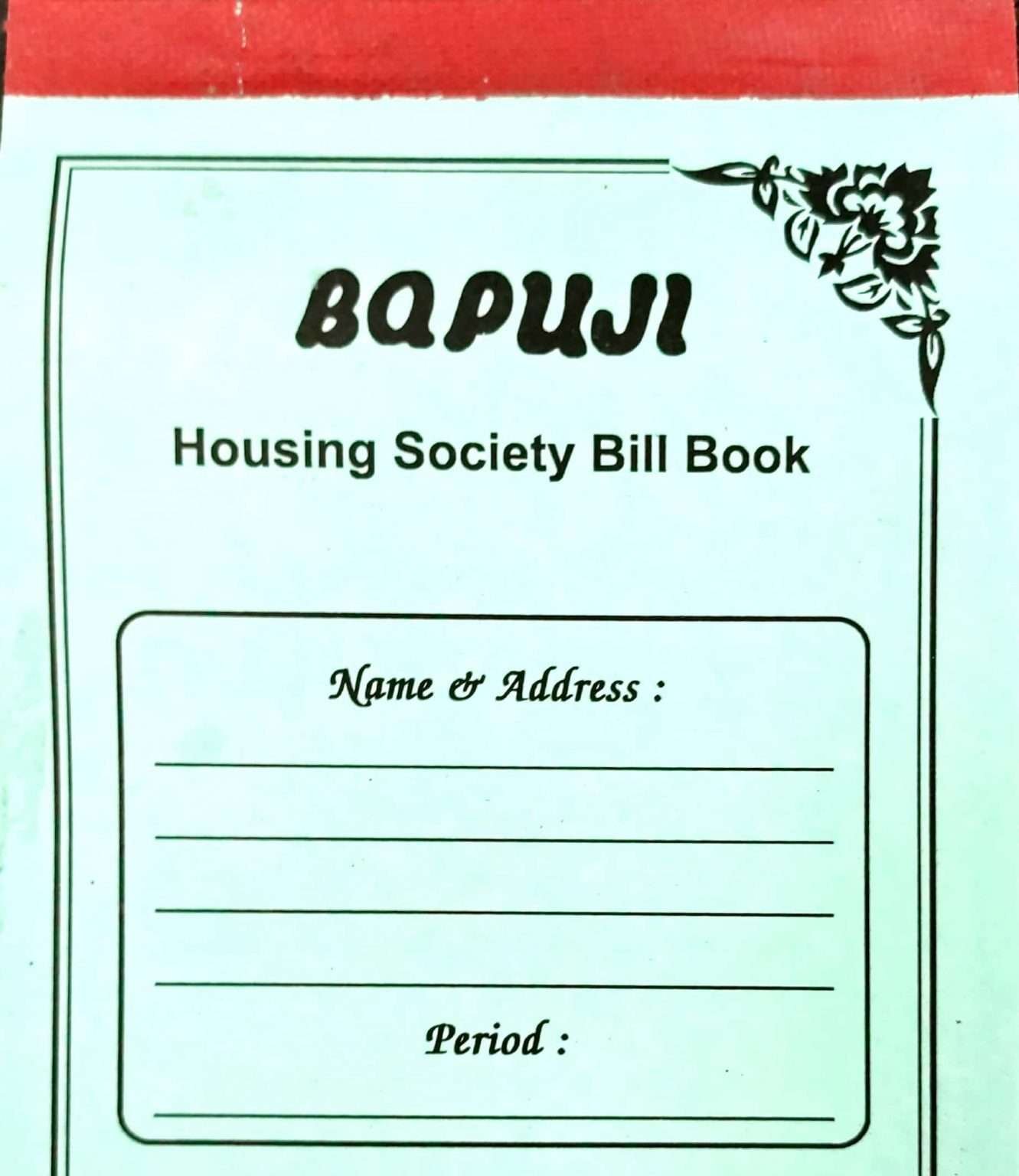 Society Maintenance Bill Book - New Format in Mumbai and beyond