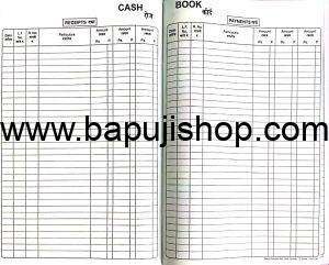 Cash Book Register - New Format For Mumbai